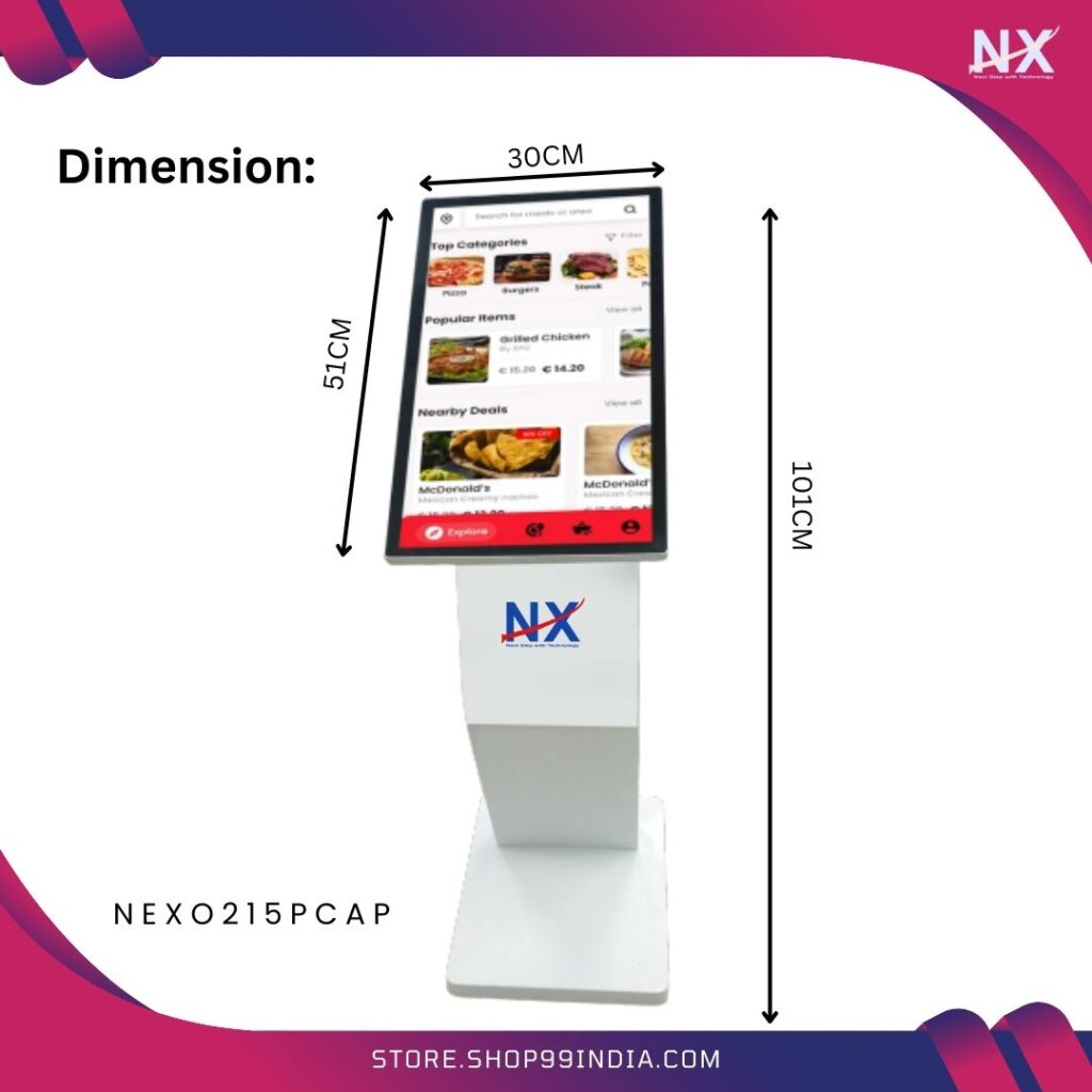 21.5" Touch Screen K Interactive Display Kiosk - NexoSign - Nexo Store